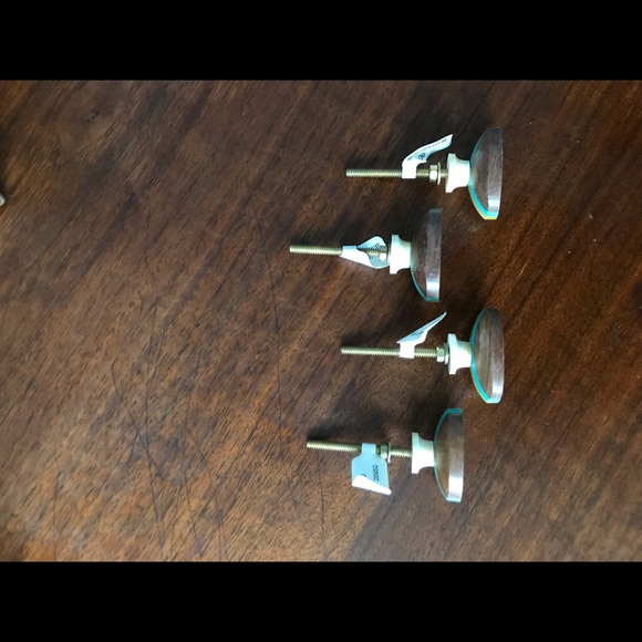 Anthropologie | Accents | Drawer Or Cabinet Door Pulls Wood Stripe ...